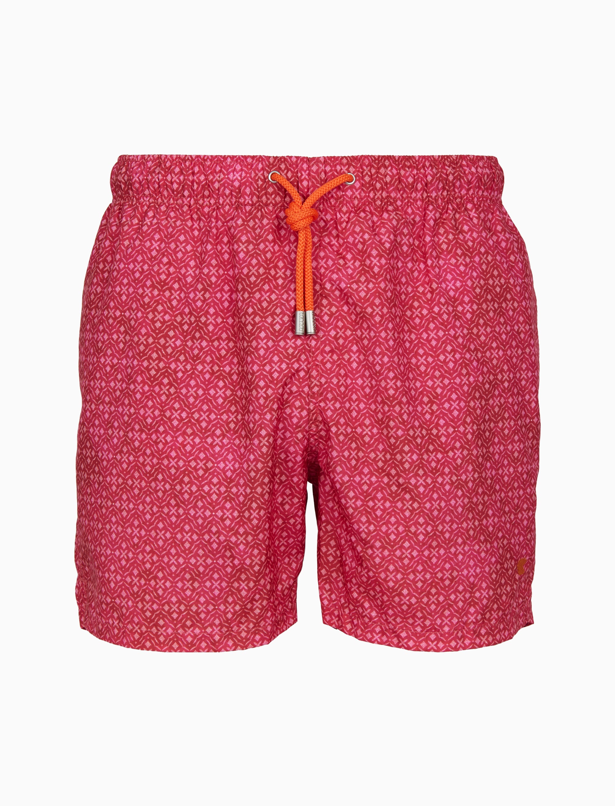 Boxer mare uomo geometrico classico batik fucsia | Gallo